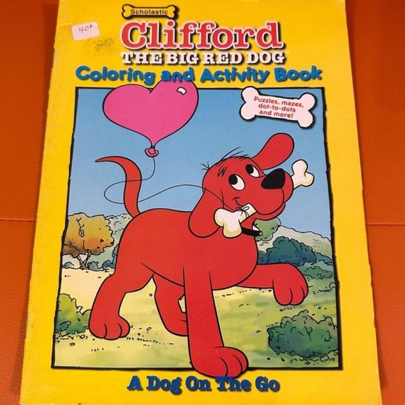 Other | Clifford The Big Red Dog Coloring And Activity Book | Poshmark